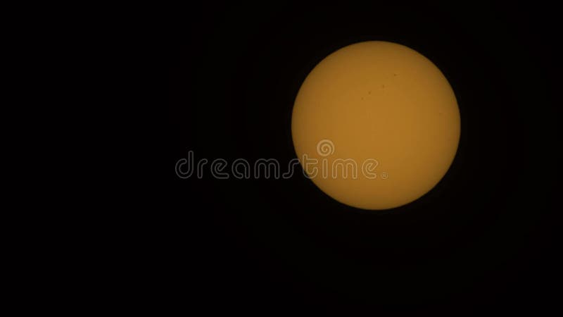 Time Lapse of the Sun in Visible Light with Sunspot, during Solar ...