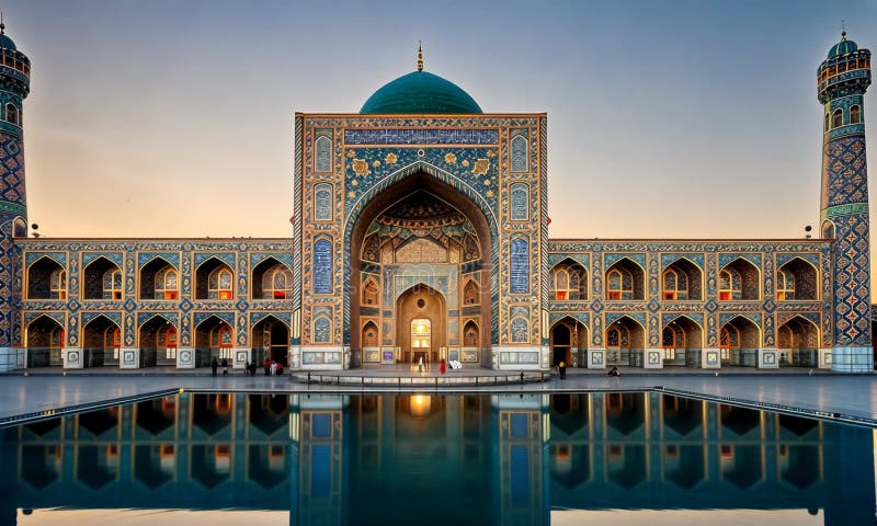 Time Lapse of Sunset and Old Asian Mosque. Stock Video - Video of ...