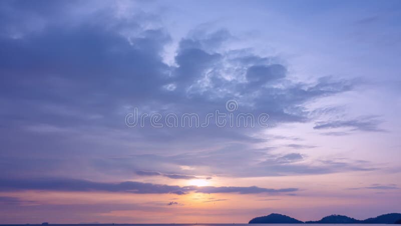 Time Lapse Sunset or Sunrise Landscape Amazing Light of Nature ...