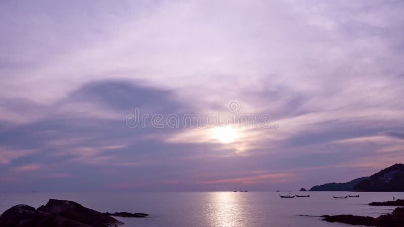 Time Lapse Sunset or Sunrise Landscape Amazing Light of Nature ...