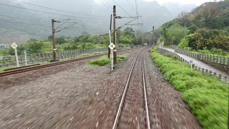 Time Lapse Taiwan Speed Train Stock Video - Video of mass, time: 323561205