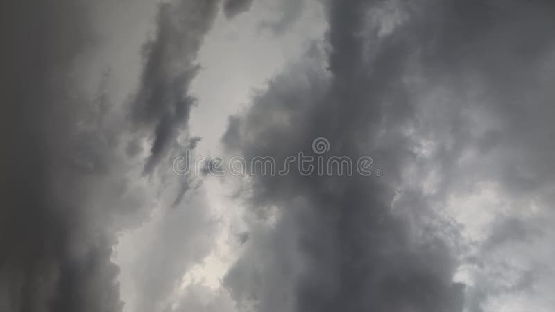 Time-Lapse of Dark Storm Clouds Moving in Layers Stock Video - Video of ...