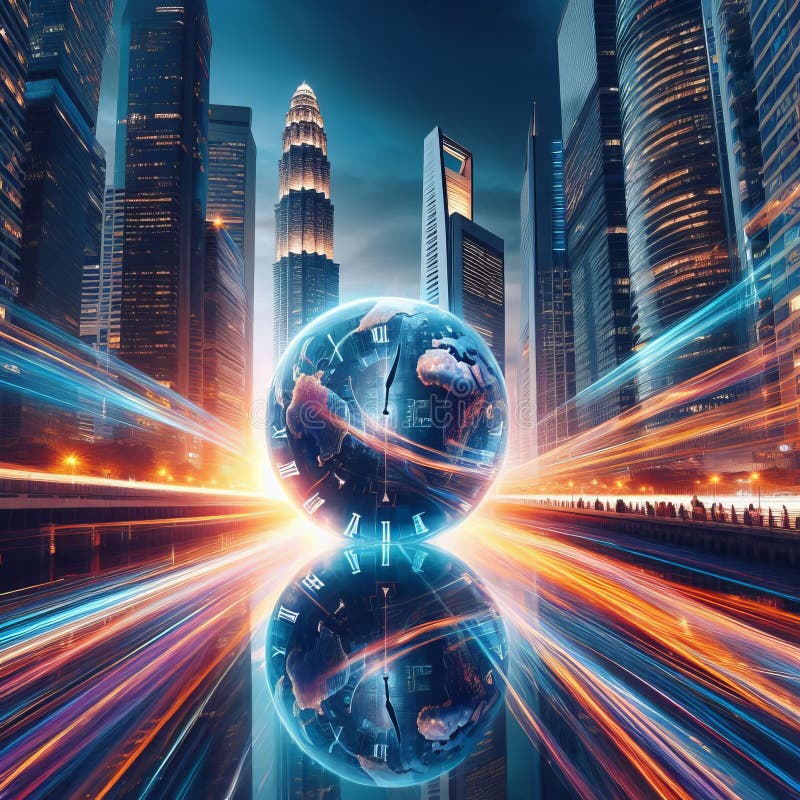 Time Lapse a Visual Effect that Speeds Up the Passage of Time Y Stock ...