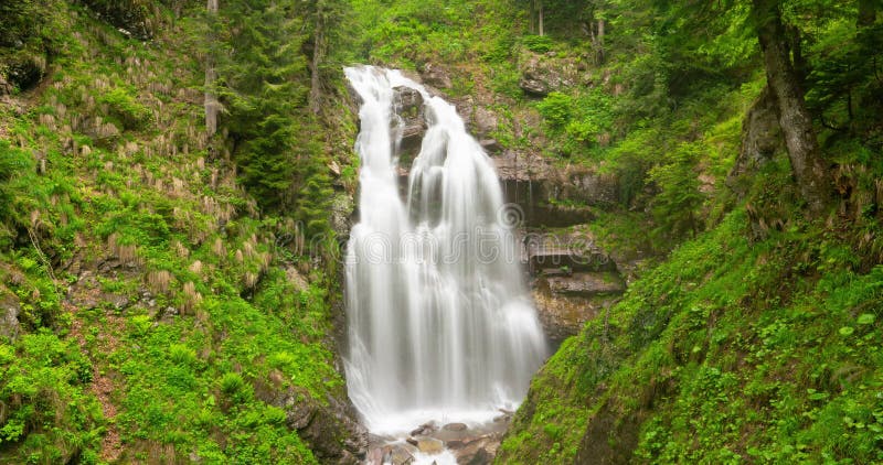 Waterfall in Mendelikha Waterfall Park, Russia Stock Footage - Video of ...