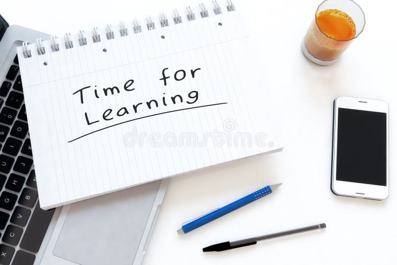 Time for Learning stock illustration. Illustration of learning - 168492673