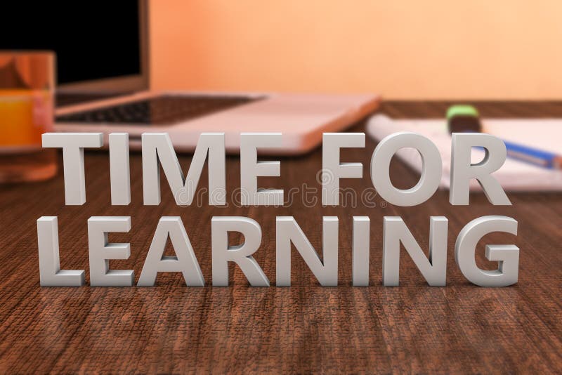 Time for Learning stock illustration. Illustration of experience ...