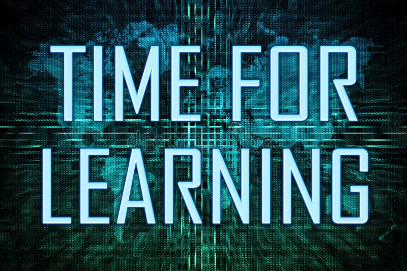 Time for Learning stock illustration. Illustration of concept - 141210943