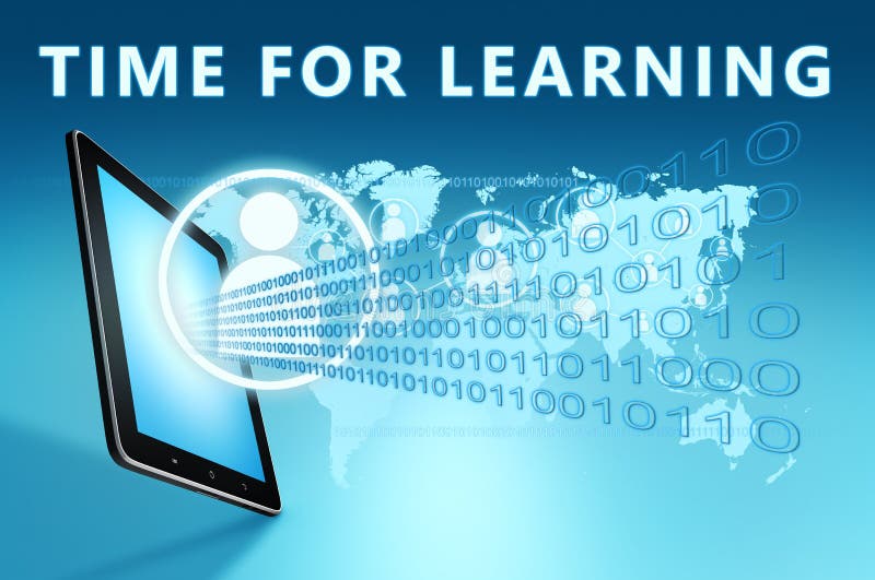 Time for Learning stock illustration. Illustration of development ...