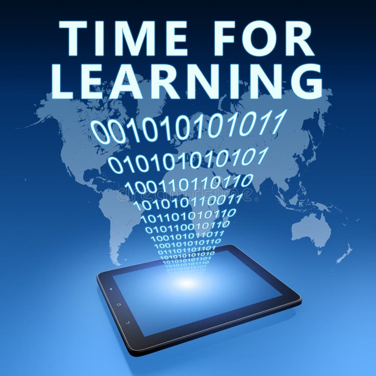 Time for learning stock illustration. Illustration of concept - 153930508