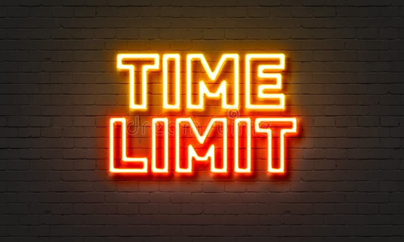 Time Limit Black Icon Concept. Time Limit Flat Vector Symbol, Sign ...