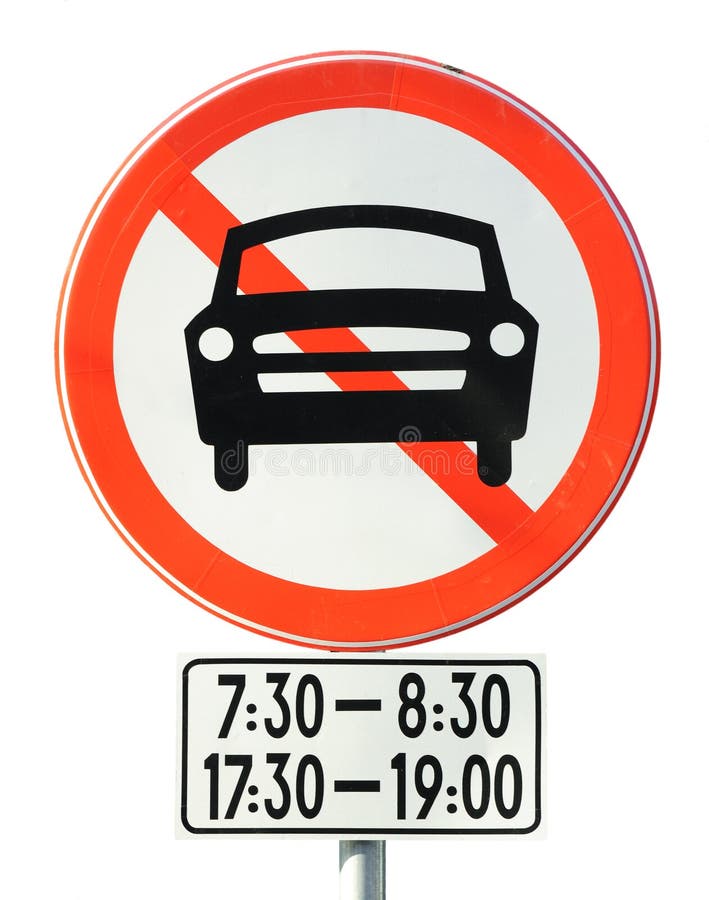 Red Prohibition Sign Do Not Touch ! Stock Image - Image of nature ...