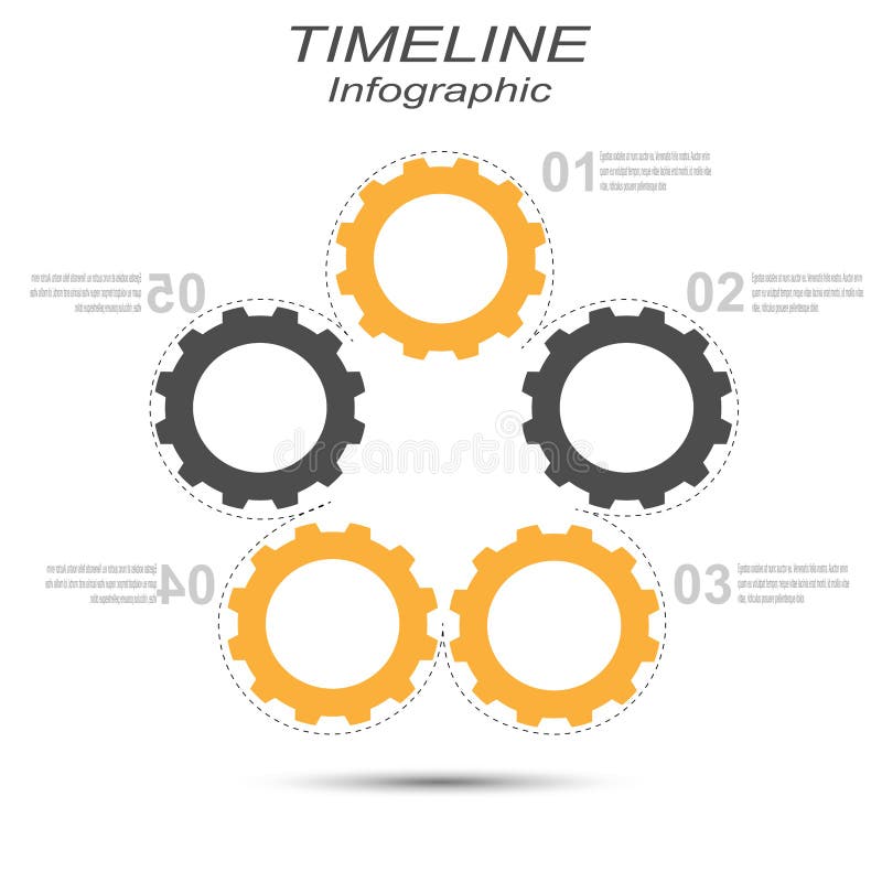 Time Line To Display Your Data . Idea To Display Information, Ranking ...