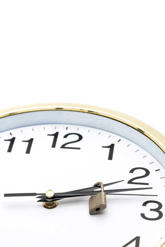 Time is locked stock image. Image of number, time, watch - 71756087