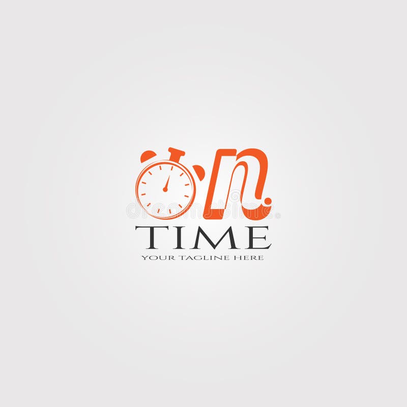 On Time Logo Template, Vector Logo for Business Corporate, Clock Icon ...