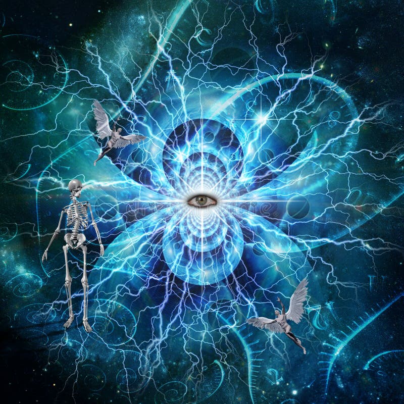 The time lords stock illustration. Illustration of afterlife - 206612605