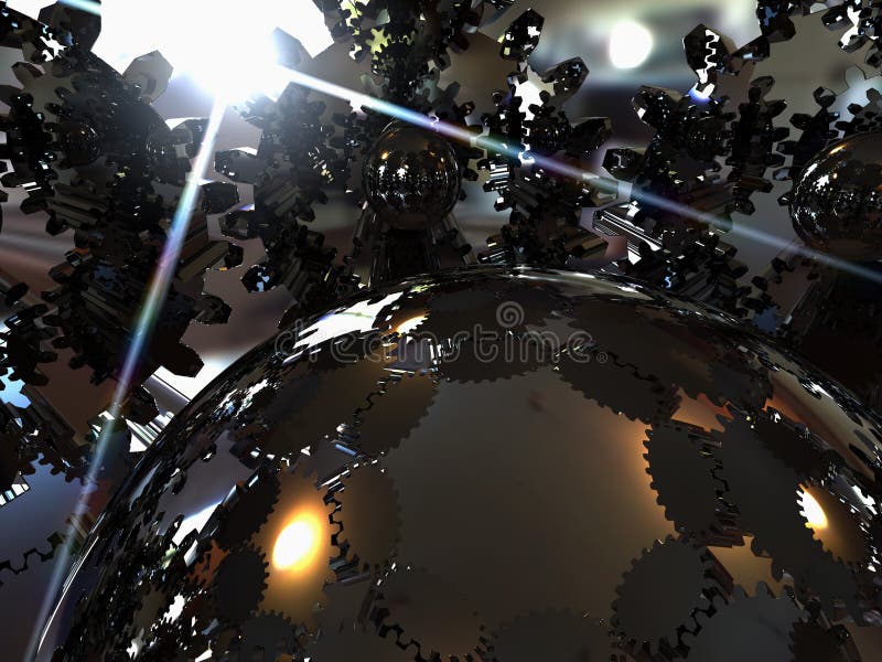 Time Machine stock illustration. Illustration of industrial - 5339831