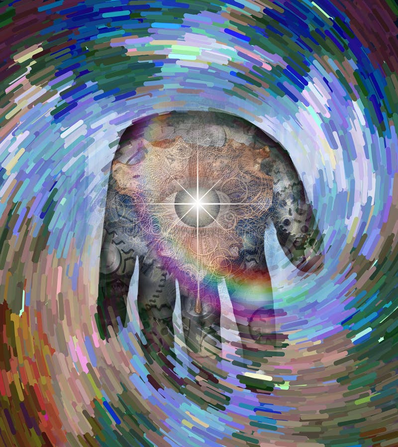 Time Machine Art stock illustration. Illustration of render - 239653283