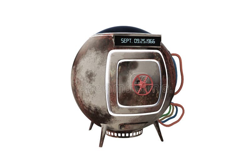 Time machine capsule stock illustration. Illustration of fantasy - 66095667