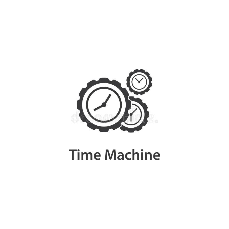 Time machine icon stock vector. Illustration of factory - 177408125