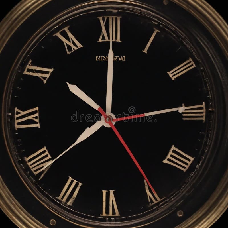 Time Machine. Neon Clock. Watch Dial. Abstract Future Timepiece Face ...