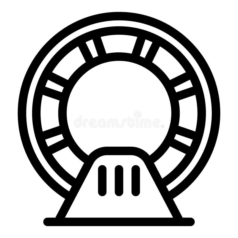 Time Machine Portal Opening Up To the Future Stock Vector ...