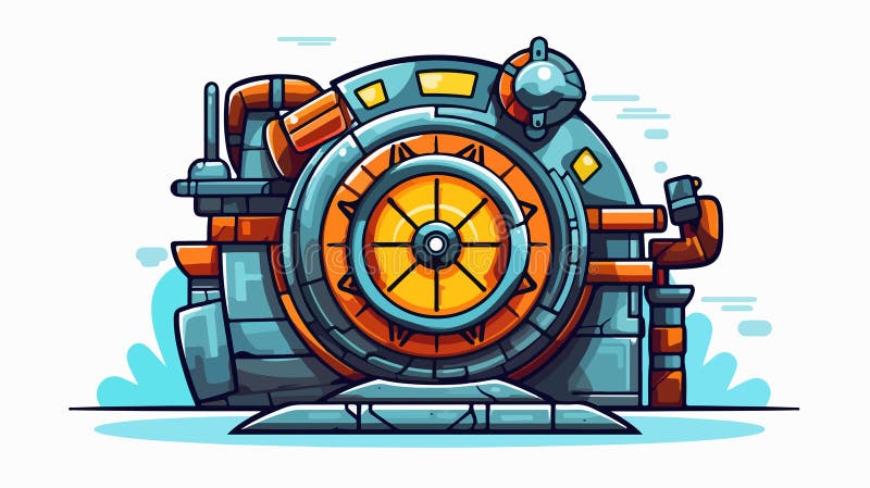 Time Machine Vector Icon Cartoon Stock Vector - Illustration of design ...