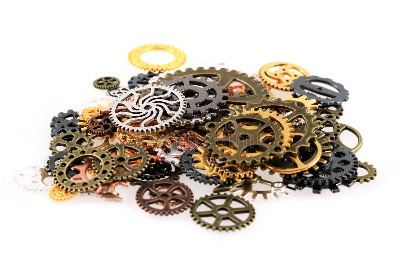 Time machine wheels stock image. Image of clockwork - 194359879
