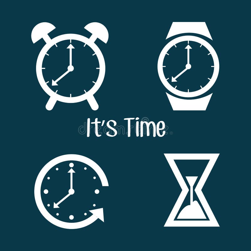 Time Managament and Business Stock Illustration - Illustration of ...