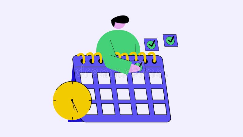 Time Management, Timeline Keeps Moving Stock Footage - Video of alert ...