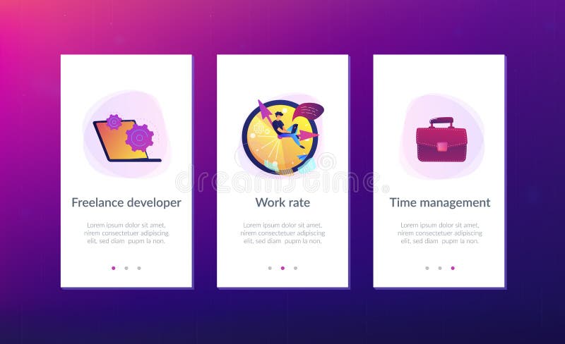 Time Management Concept Vector Illustration Stock Vector - Illustration ...