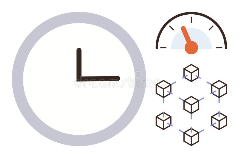 Time Management and Blockchain Network Efficiency Illustrated with ...
