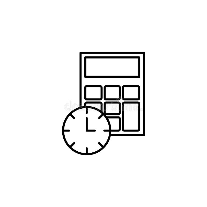 Time Management, Calculator, Time, Hour, Clock Icon. Element of Time ...