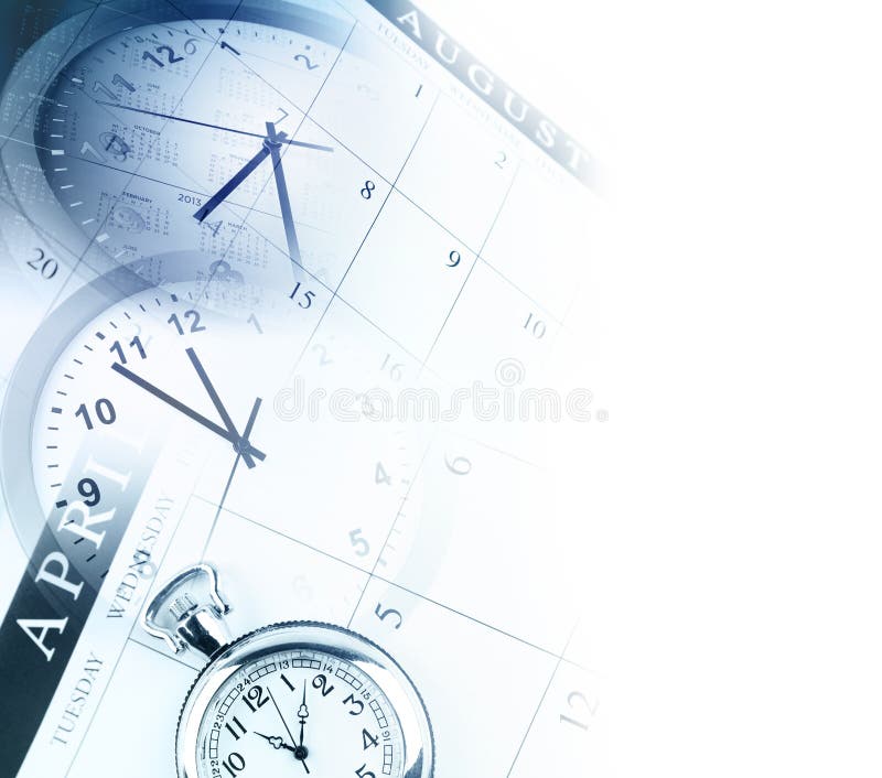 Time management stock photo. Image of blue, clock, concept - 33566696