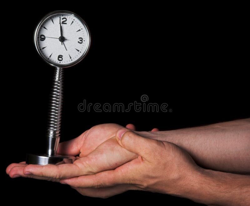 Time management concept stock image. Image of hold, time - 2395151