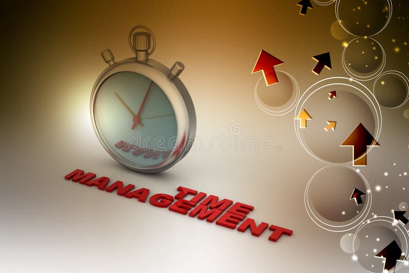 Time management concept stock illustration. Illustration of graphic ...