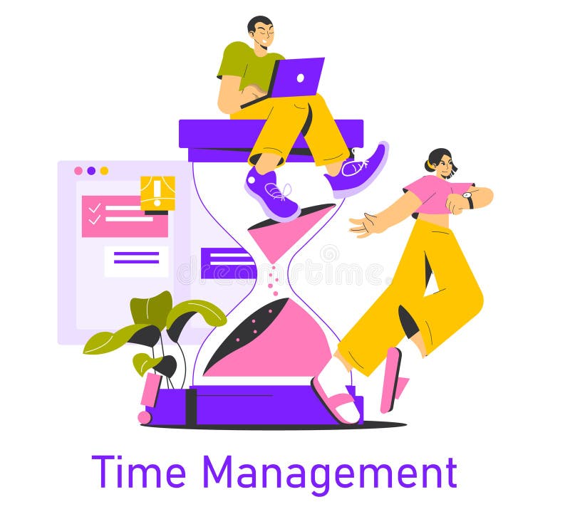 Planning. Flat Vector Illustration Stock Illustration - Illustration of deadlines ...