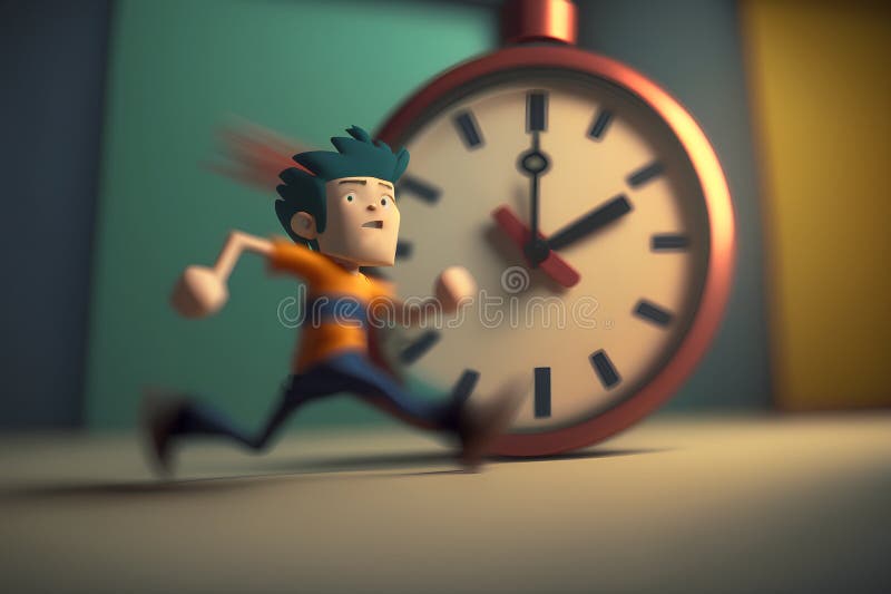 Running Man Clock Stock Illustrations – 2,698 Running Man Clock Stock ...