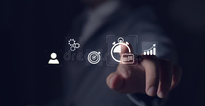 Time Management Concept Planning Work To Increase Efficiency Business ...