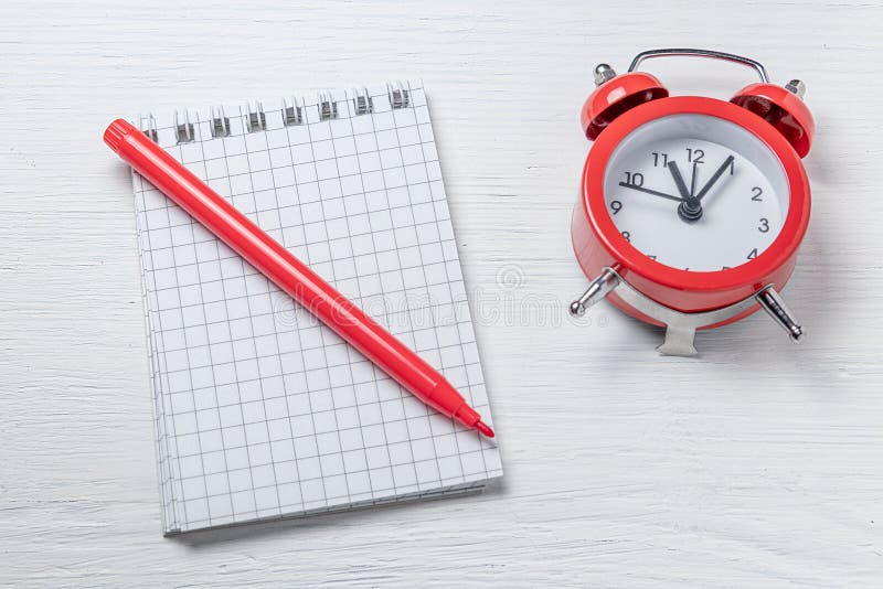 Time Management Concept. Time To Complete the Task. Check List ...