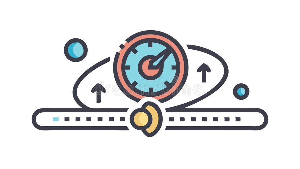 Time Management Cycle, Process Optimization, Efficiency, Continuous Improvement. Vector Design ...