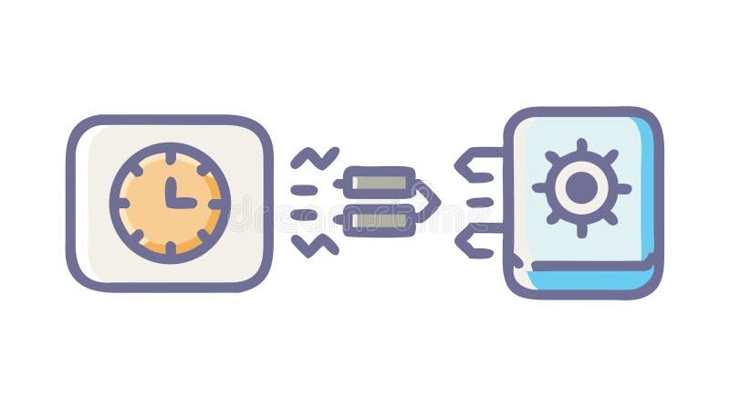 Time Management Efficiency. Productivity Process Optimization, Vector Design Generative AI Stock ...
