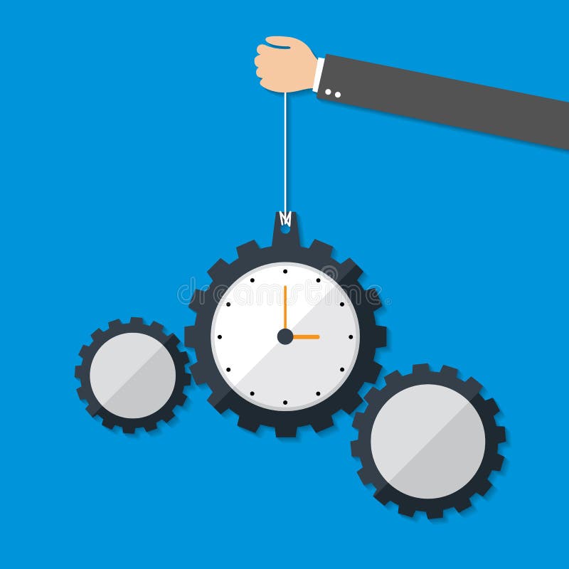 Clock with Time for Success on Its Face, Vector Stock Vector ...