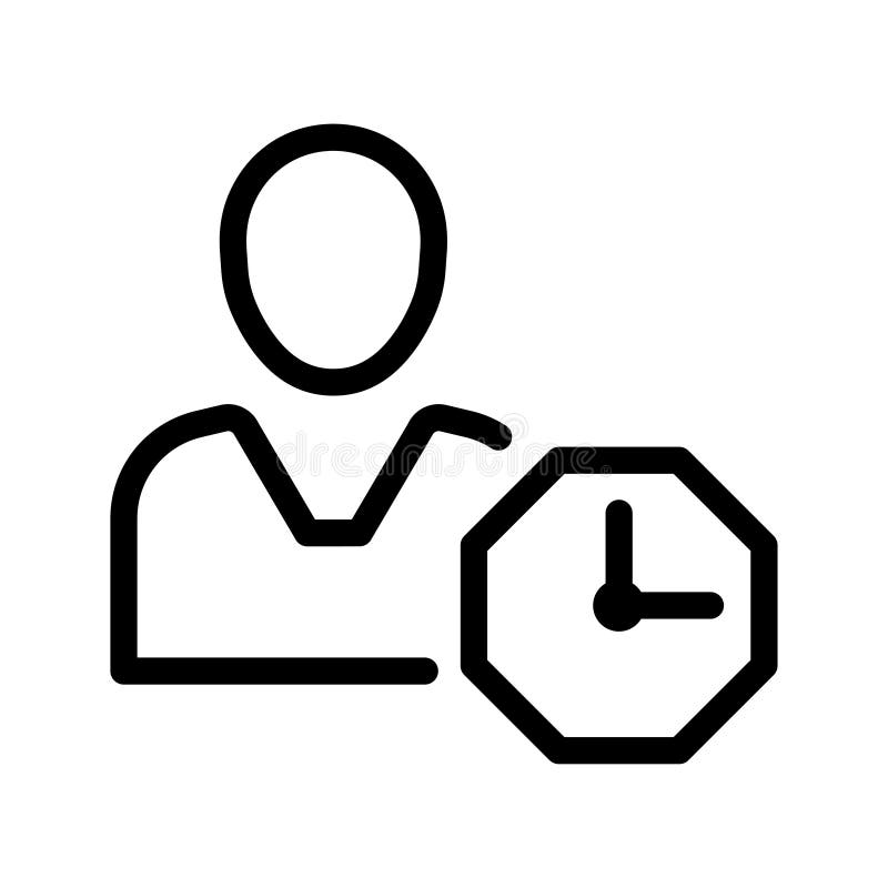 Time Management icon stock vector. Illustration of icon - 222139106