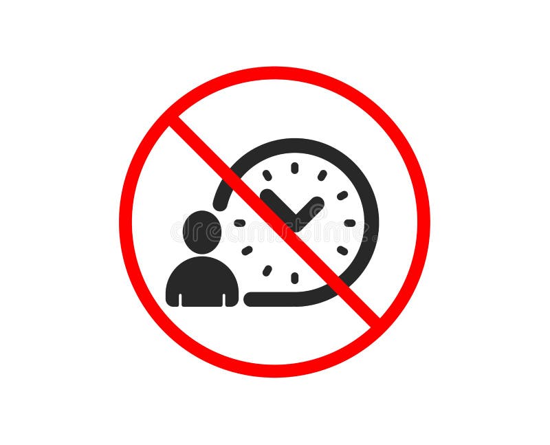 Time Management Icon. Clock Sign. Vector Stock Vector - Illustration of ...
