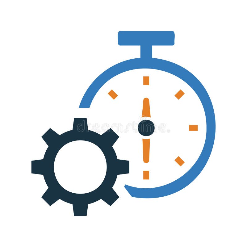 Time Management icon stock illustration. Illustration of analytics ...