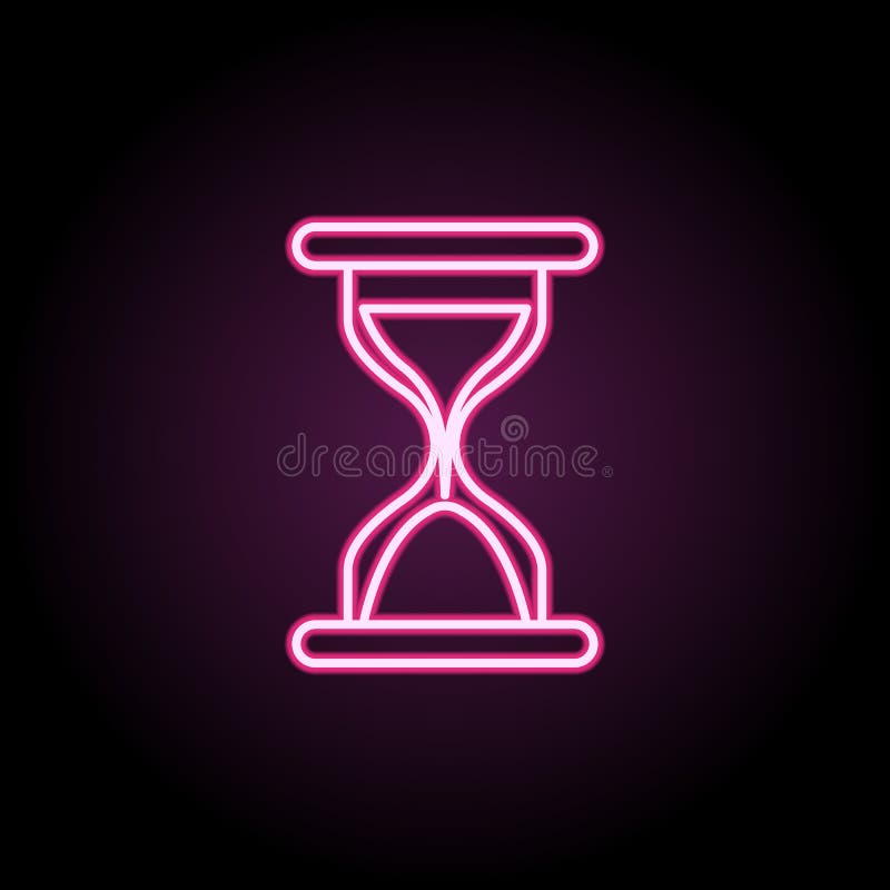 Time Management Line Icon on White Background Stock Illustration ...