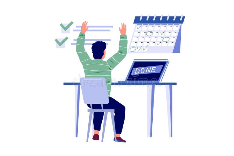 Work Completed Stock Illustrations – 3,552 Work Completed Stock ...