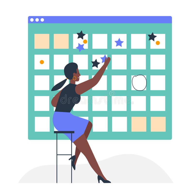 Time management priorities stock vector. Illustration of schedule ...