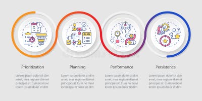 Time Management Prioritization Loop Infographic Template Stock Vector ...