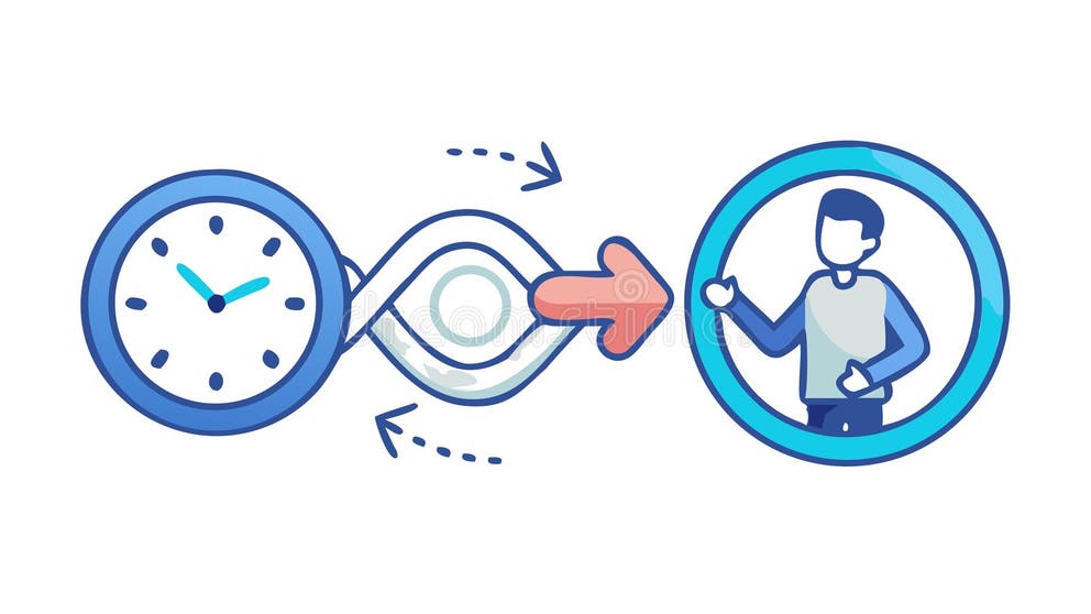 Time Management Process. Efficient Workflow Cycle, Vector Design Generative AI Stock Vector ...